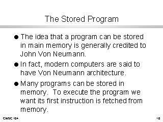 The Stored Program